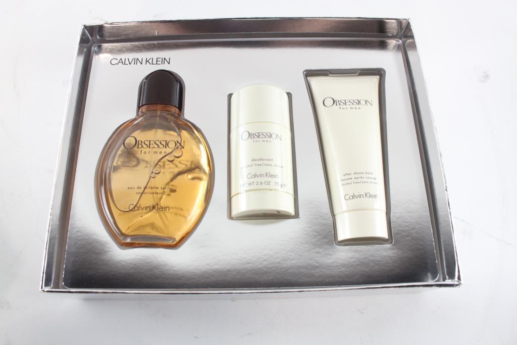 Calvin Klein Obession For Men Fragrance, Deodorant & Aftershave Kit ...