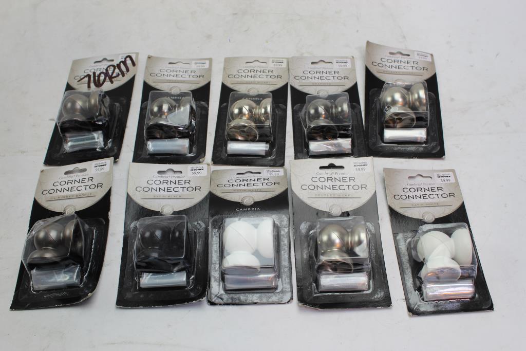 Cambria Corner Rod Connectors 10 Pieces | Property Room