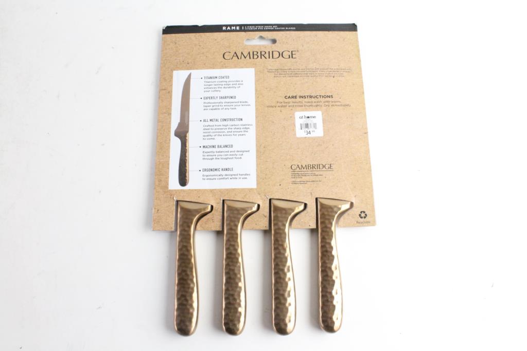 Cambridge 4-Piece Steak Knife Set | Property Room