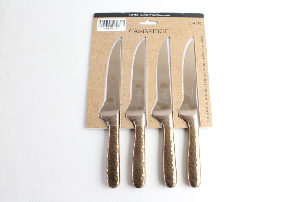 Cambridge 4-Piece Steak Knife Set | Property Room