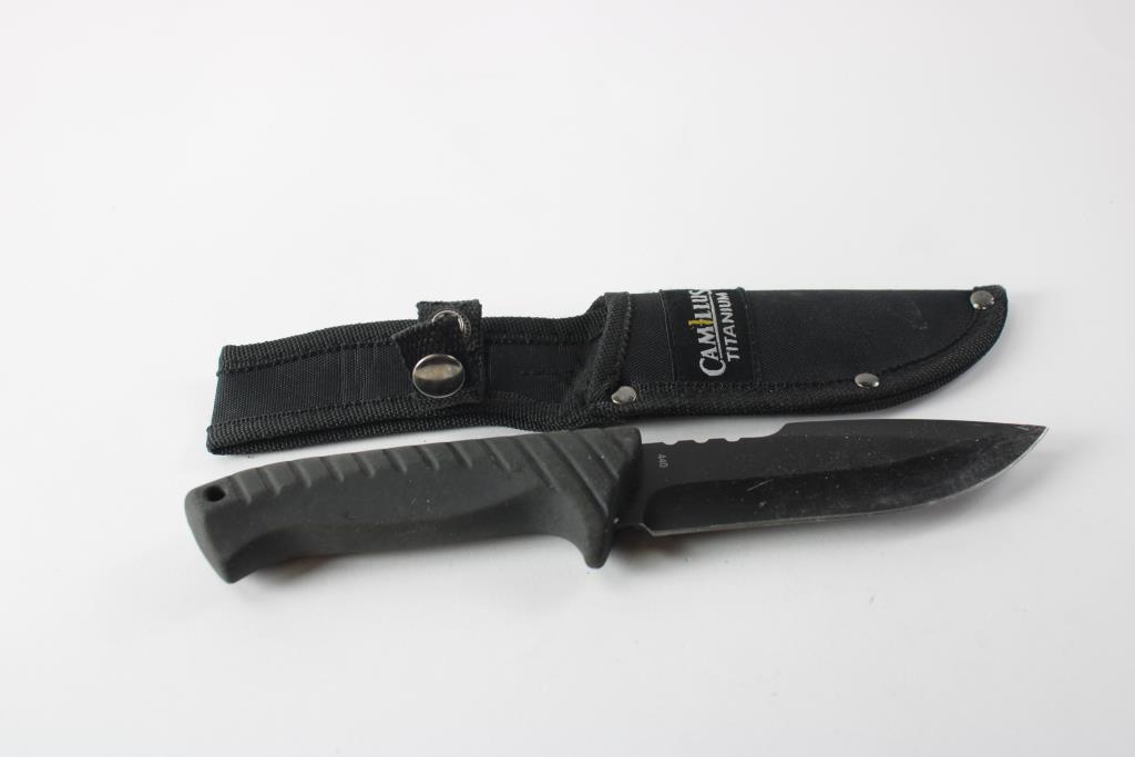 Camillus Knife With Sheath | Property Room