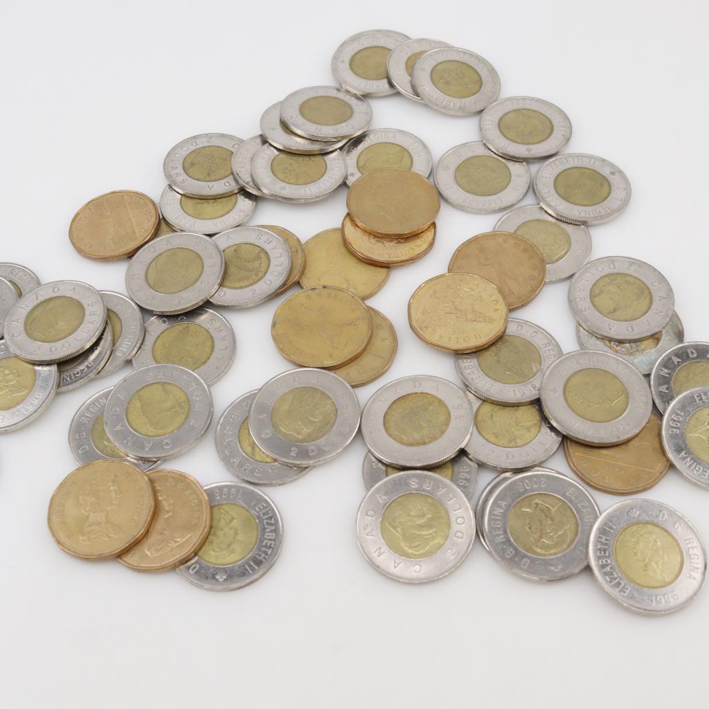 Canadian Coins; 100 Pieces | Property Room