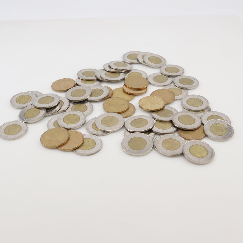 Canadian Coins; 100 Pieces | Property Room