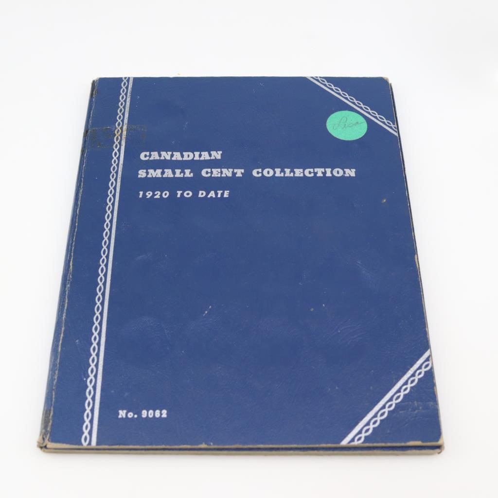 Canadian Small Cent Collection Booklet, 30+ Coins | Property Room