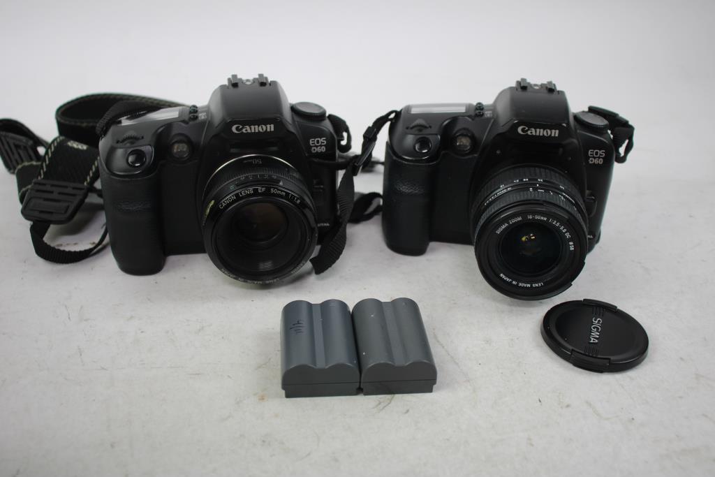 Canon EOS D60 Cameras, 2 Pieces | Property Room