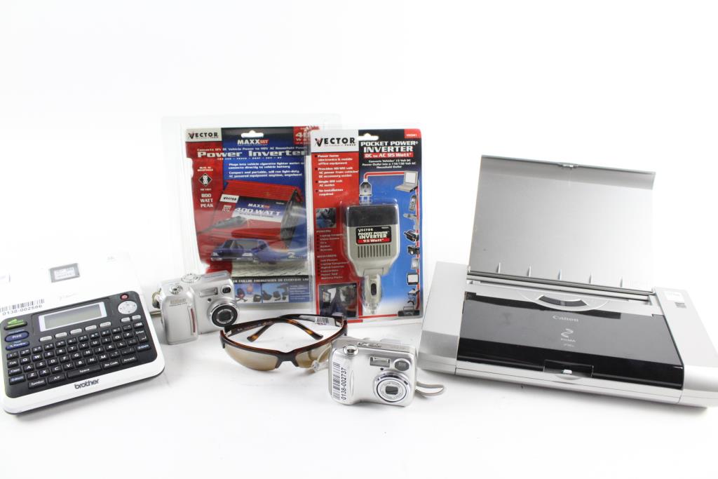 Canon Printer, Vector Power Inverter, Vector Pocket Power Inverter, And ...