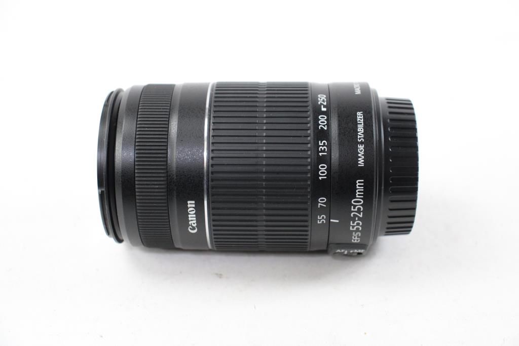 Canon Zoom Lens EFS 55-250mm With Camera Bag | Property Room