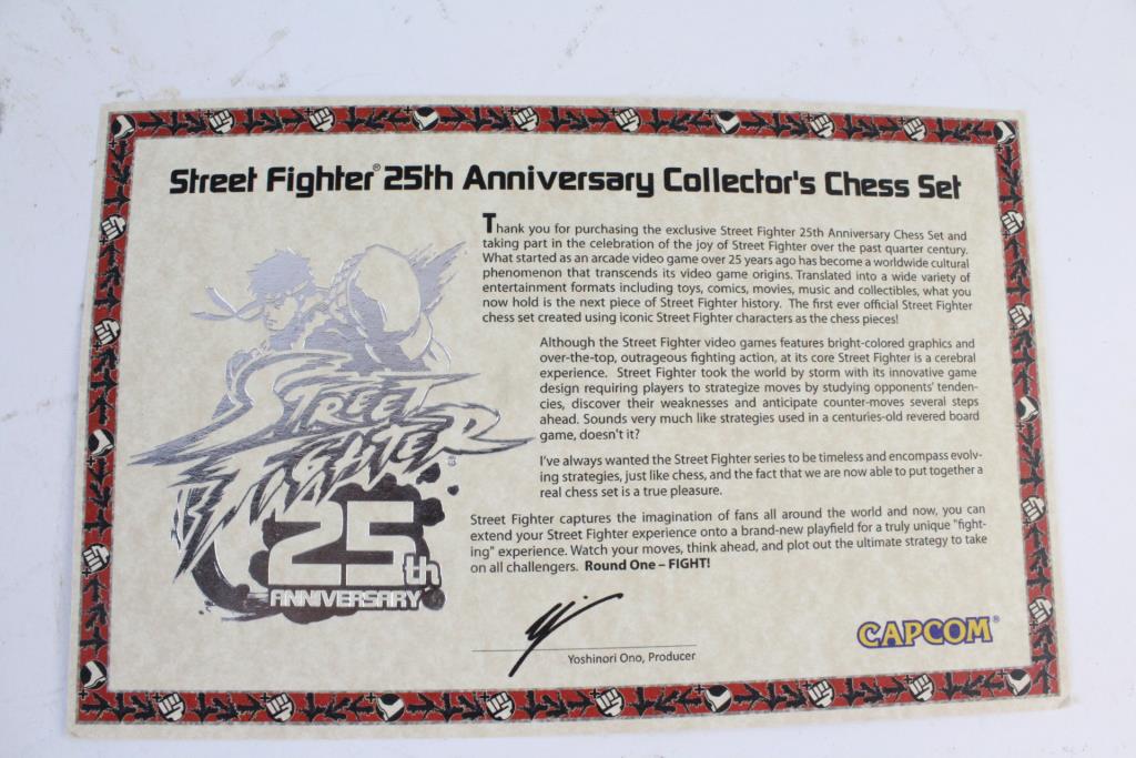 Capcom Street Fighter 25th Anniversary Chess Set | Property Room
