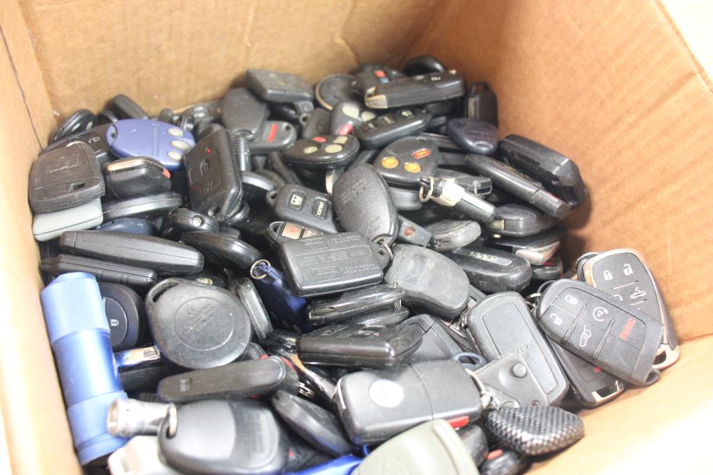 Car Key FOBS And Flaslights, 50+ Piece Lot | Property Room