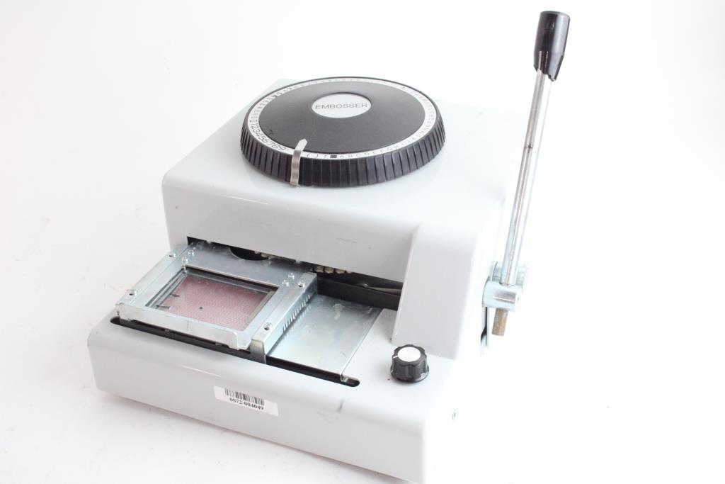Card Embosser Machine | Property Room