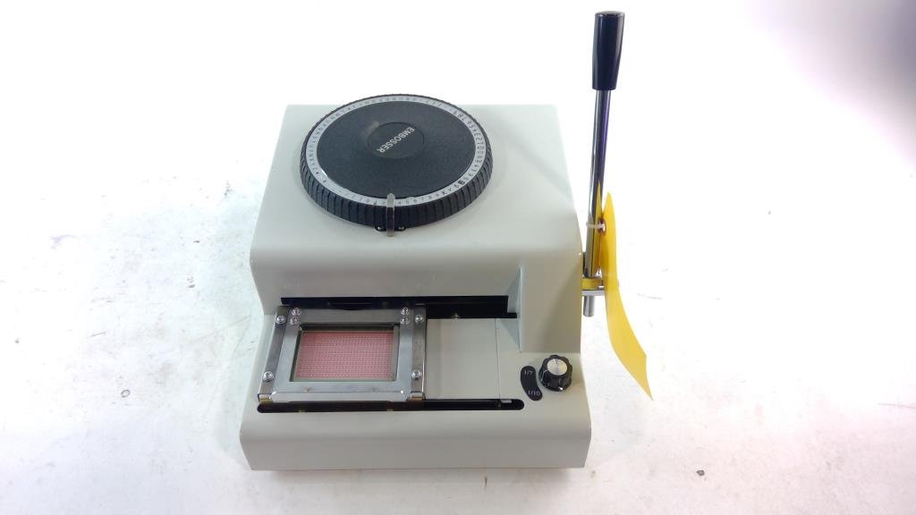 Card Emobsser Machine | Property Room