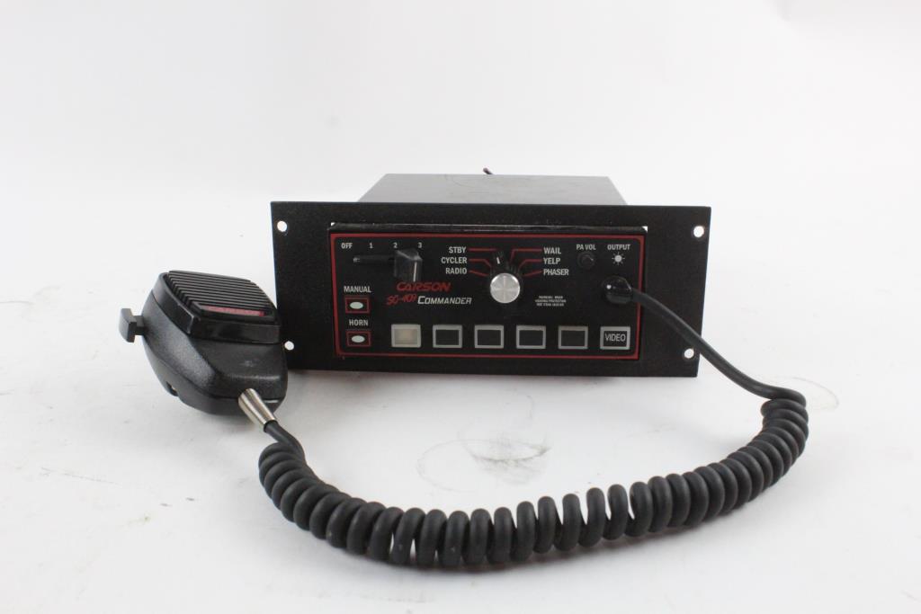 Carson SC-409 Commander Siren | Property Room