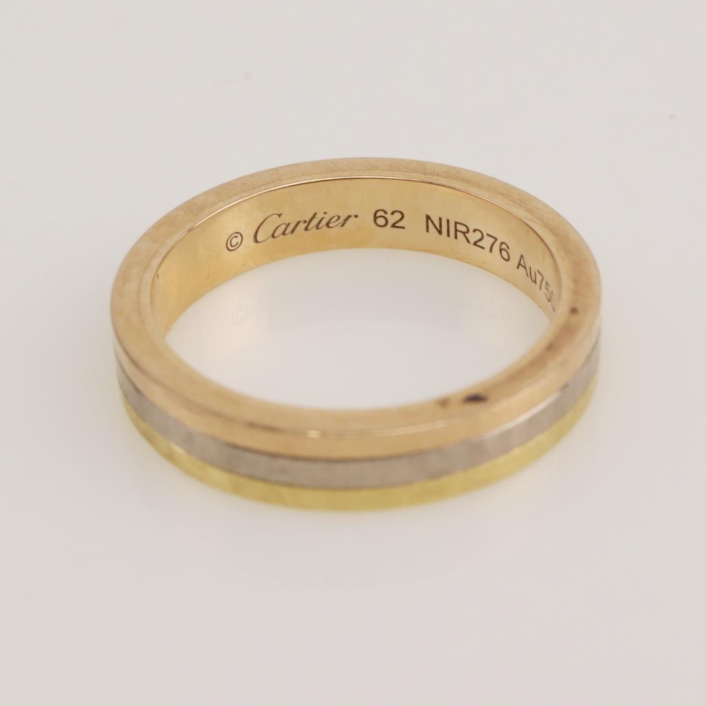 Cartier 18kt Tri-Colored Gold Band-Evaluated By Our Certified ...