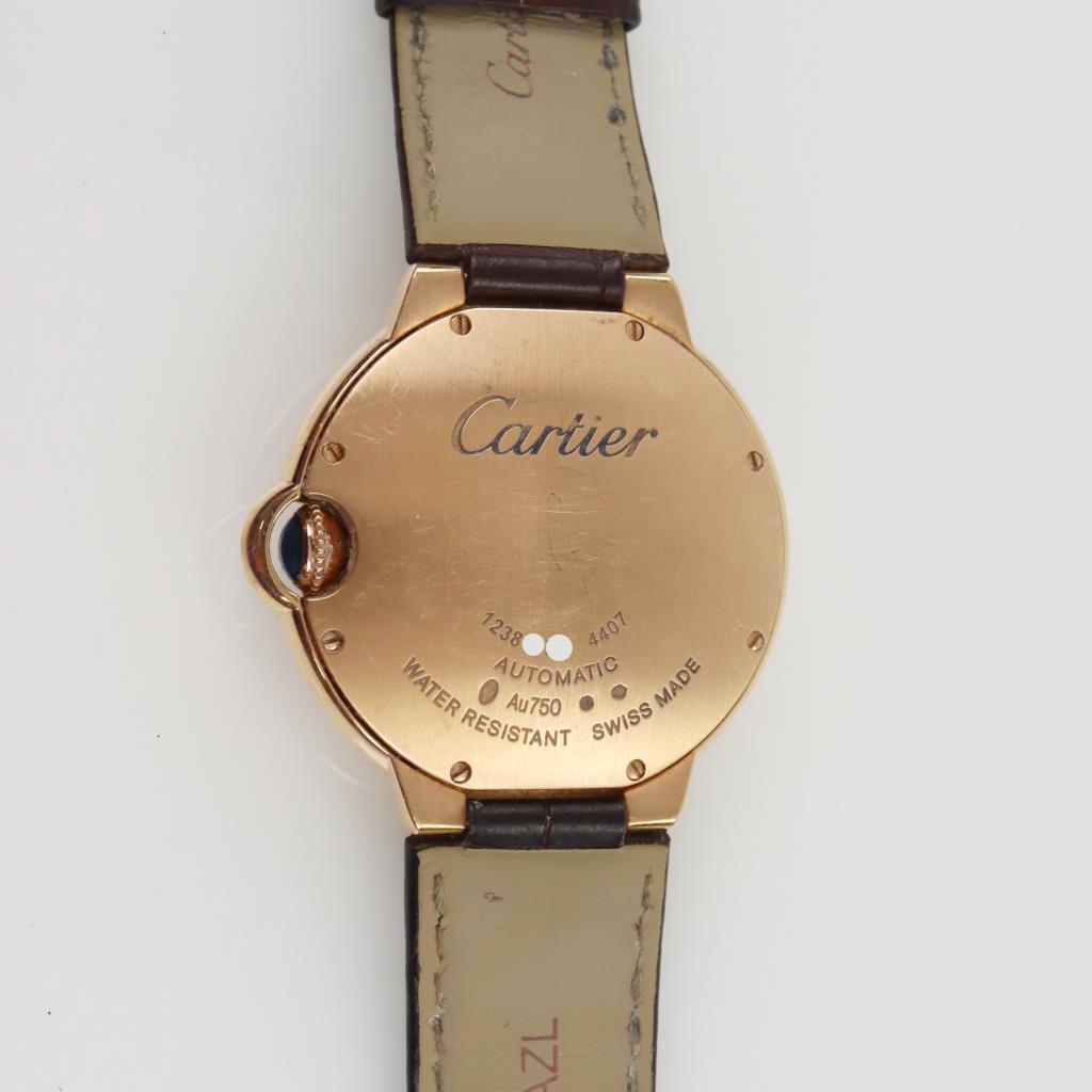 Cartier Ballon Bleu 18kt Gold Watch-Evaluated By Our Certified ...