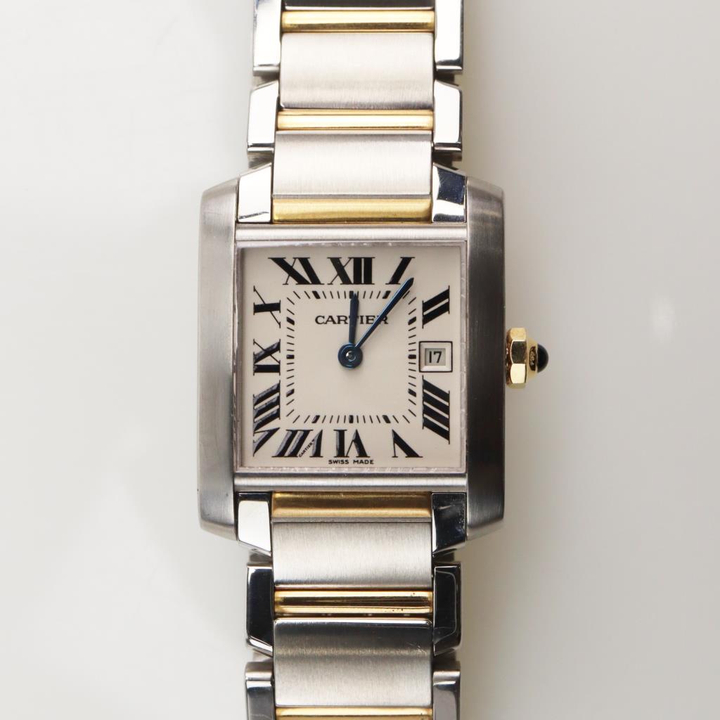 Cartier Tank Francaise 18kt Gold / SS Watch - Evaluated By Our ...
