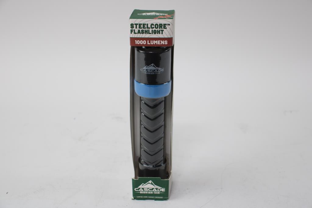 Cascade Mountain Tech LED Steelcore Flashlight | Property Room