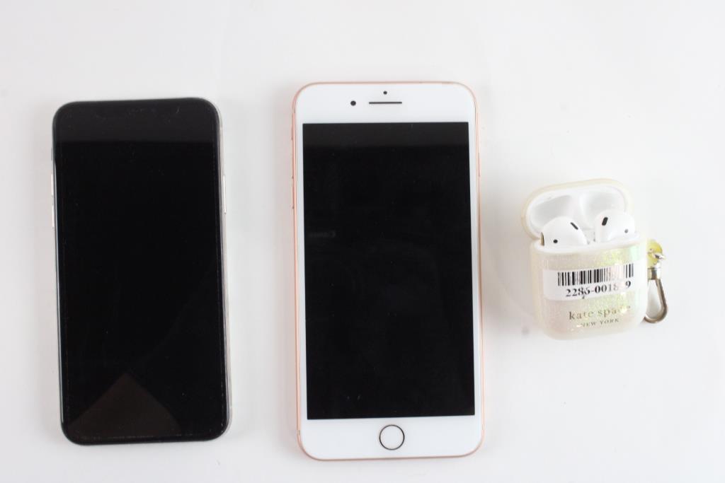 Cell Phone & Airpod Lot, 3 Pieces, Sold For Parts | Property Room