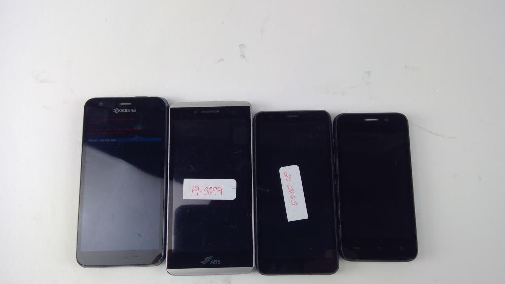 Cell Phone Lot, 4 Pieces, Sold For Parts | Property Room