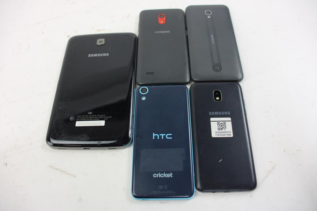 Cell Phone Lot, 5 Pieces | Property Room