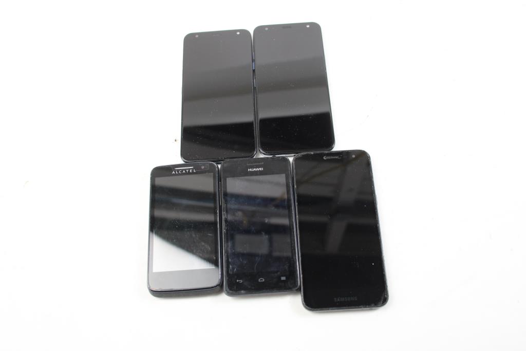 Cell Phone Lot, 5 Pieces | Property Room
