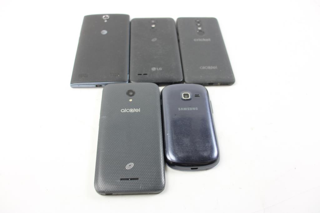 Cell Phone Lot, 5 Pieces | Property Room