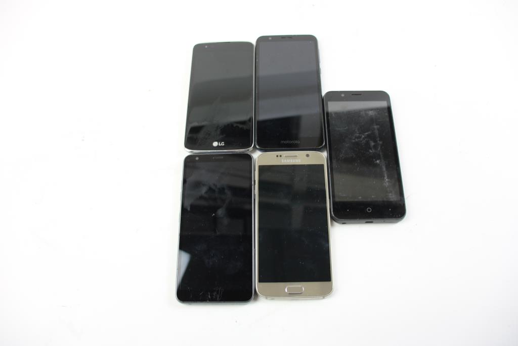 Cell Phone Lot, 5 Pieces | Property Room