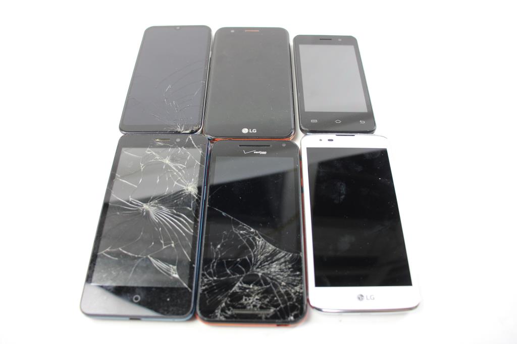 Cell Phone Lot, 6 Pieces | Property Room