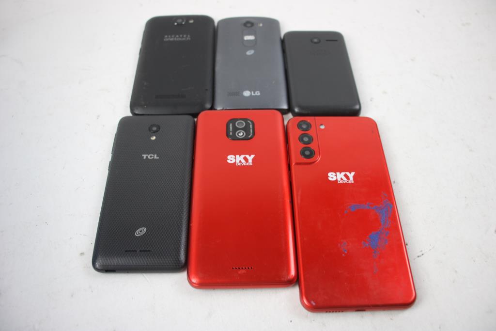 Cell Phone Lot, 6 Pieces | Property Room