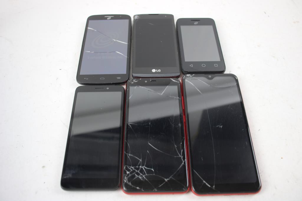 Cell Phone Lot, 6 Pieces | Property Room