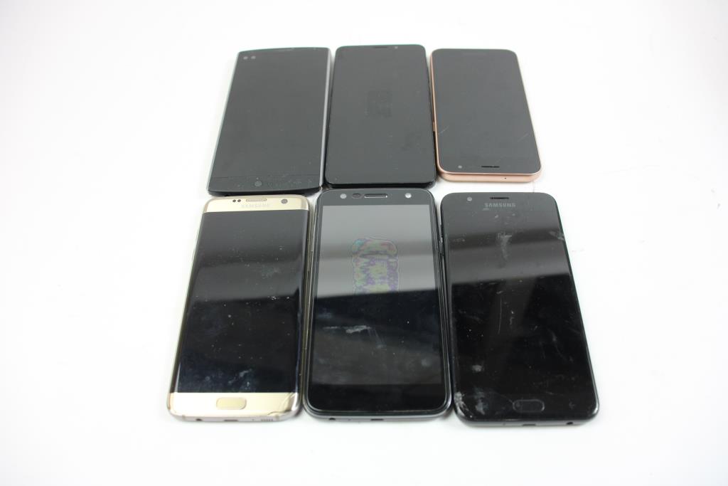 Cell Phone Lot, 6 Pieces, Sold For Parts | Property Room