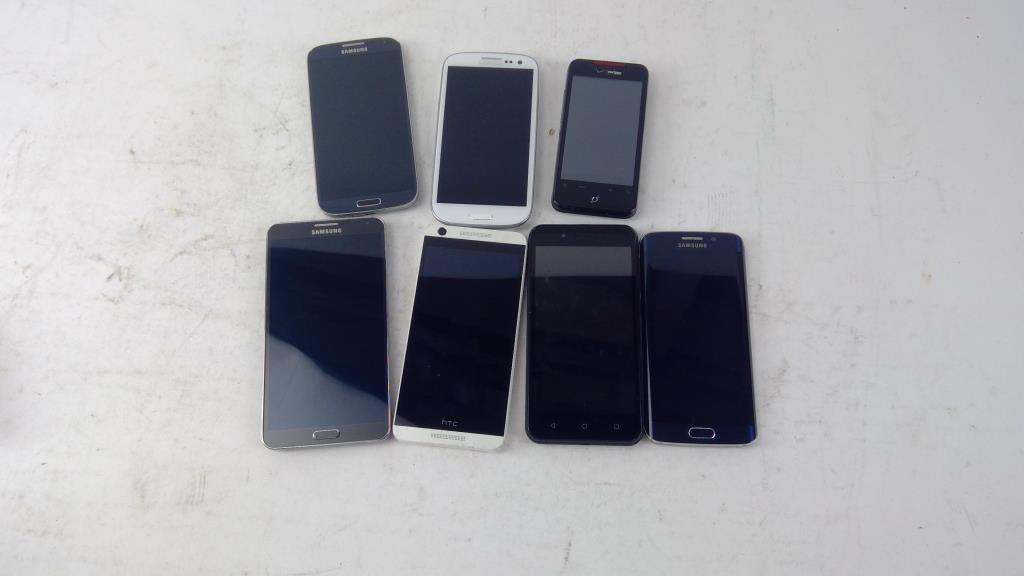 Cell Phone Lot, 7 Pieces, Sold For Parts | Property Room