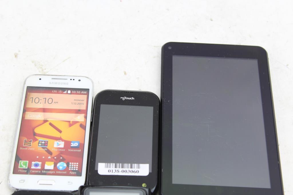 Cell Phones, MPs Player, Camera: Samsung, LG: 7 Pieces, Sold For Parts ...
