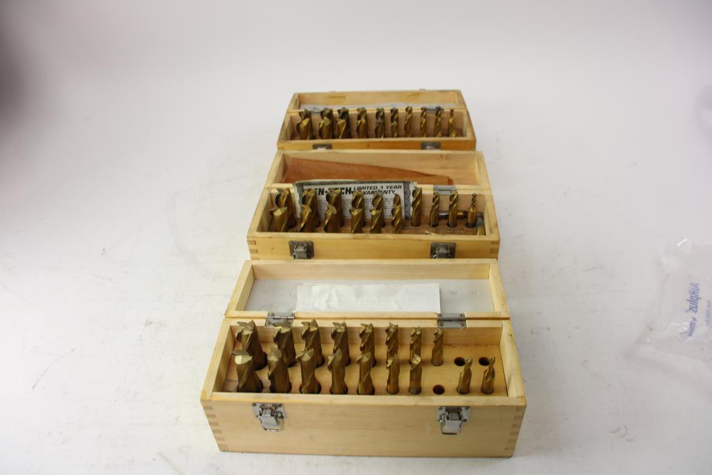 Cen-Tech 20 PC Titanium Coated End Mill Set | Property Room
