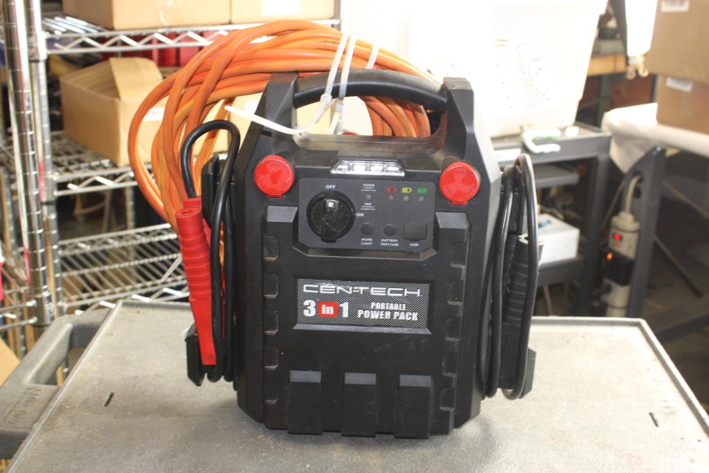 Cen-tech 3 In 1 Portable Power Pack | Property Room