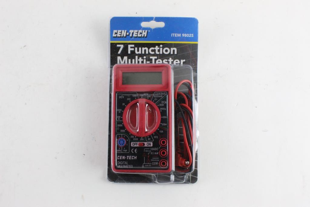 Cen-Tech 7 Function Multi-Tester | Property Room