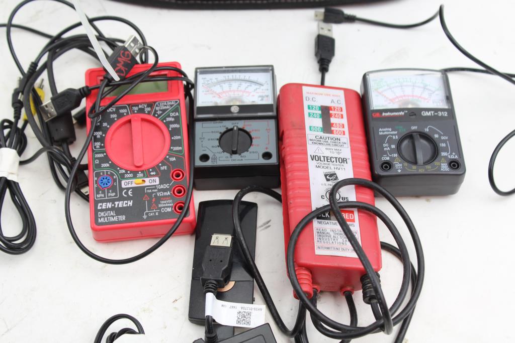 Cen-Tech Meter, RadioShack Battery Tester, Voltage Tester & More, 5 ...