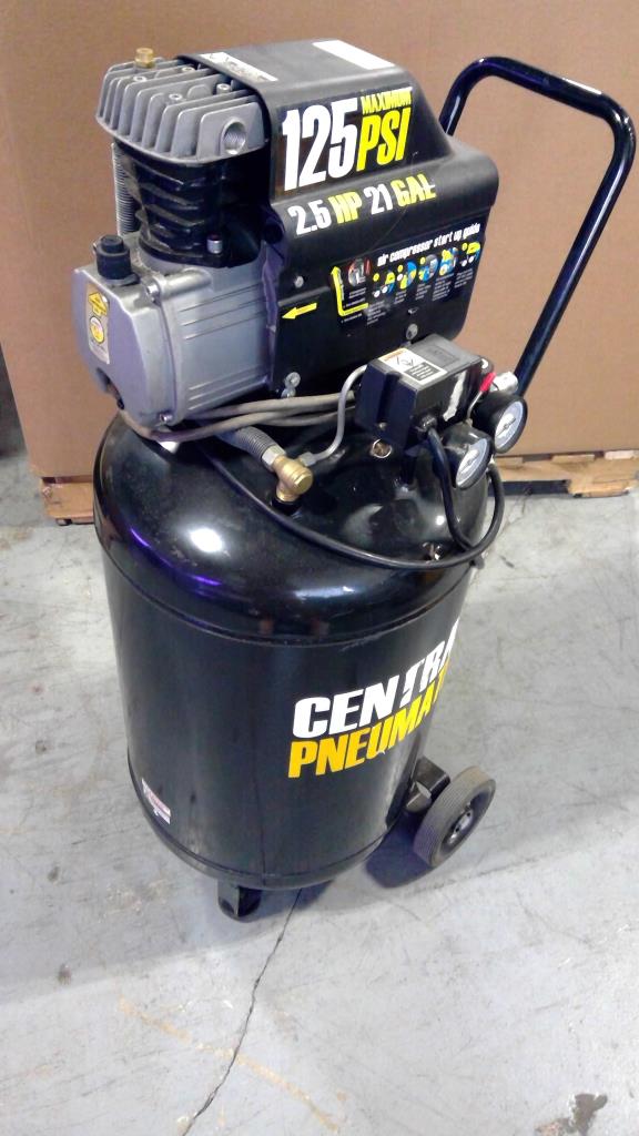 Central Pneumatic Air Compressor 21 Gallon