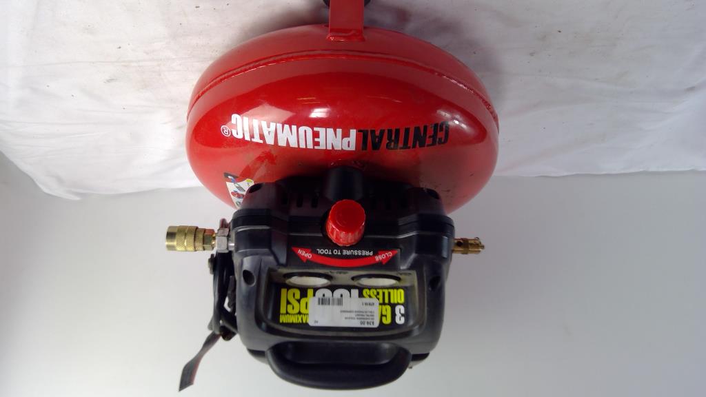 Central Pneumatic Air Compressor, 60637 | Property Room