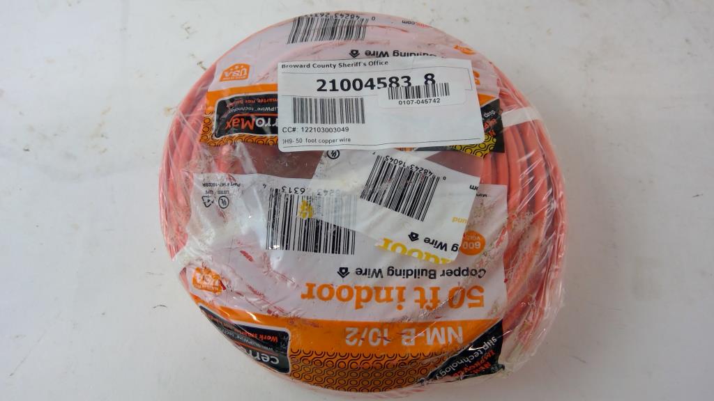 Ceromax 50ft Indoor Copper Building Wire | Property Room