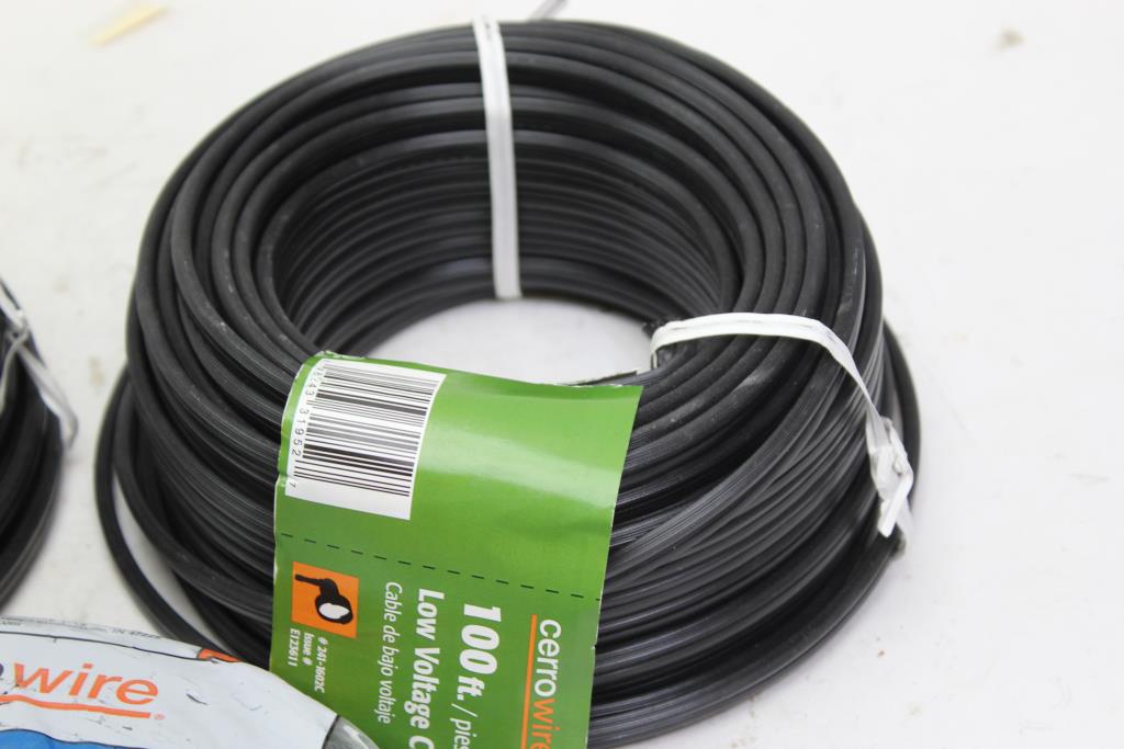Cerro Wire Sprinkler Wire, Low Voltage Cable 100ft: 3 Packs | Property Room
