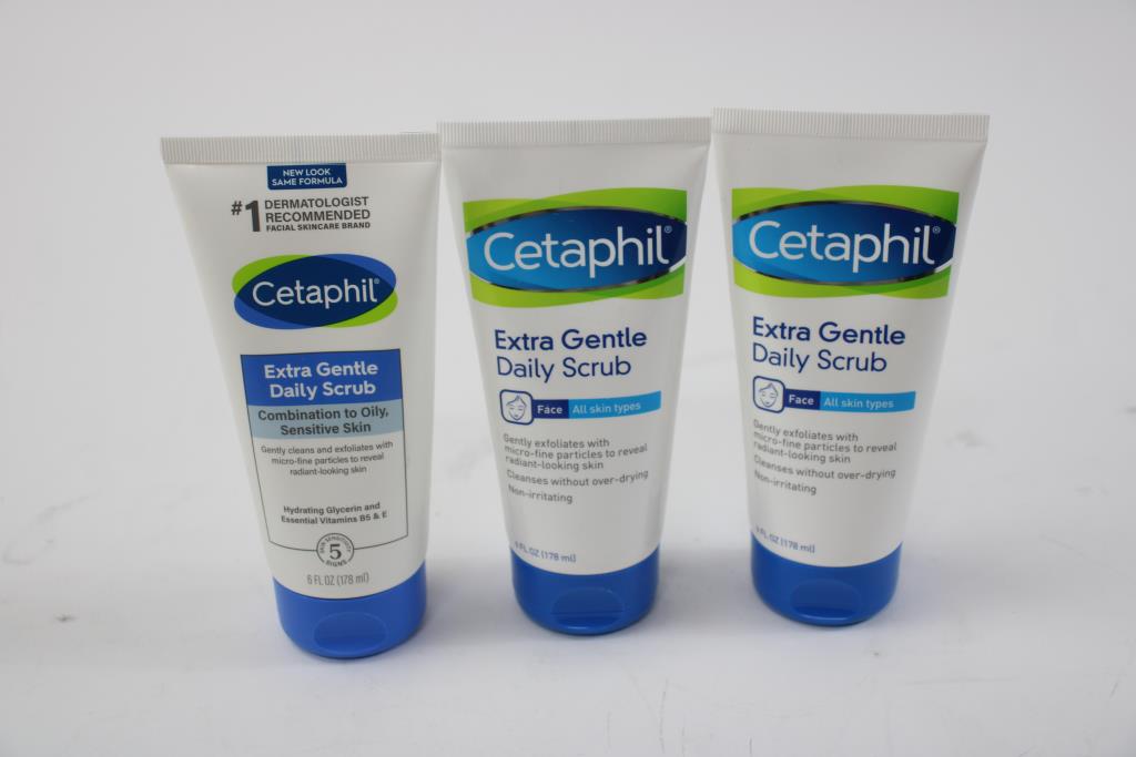 Cetaphil Extra Gentle Daily Scrub, Dove Mens Bar Soap,7 Pieces ...