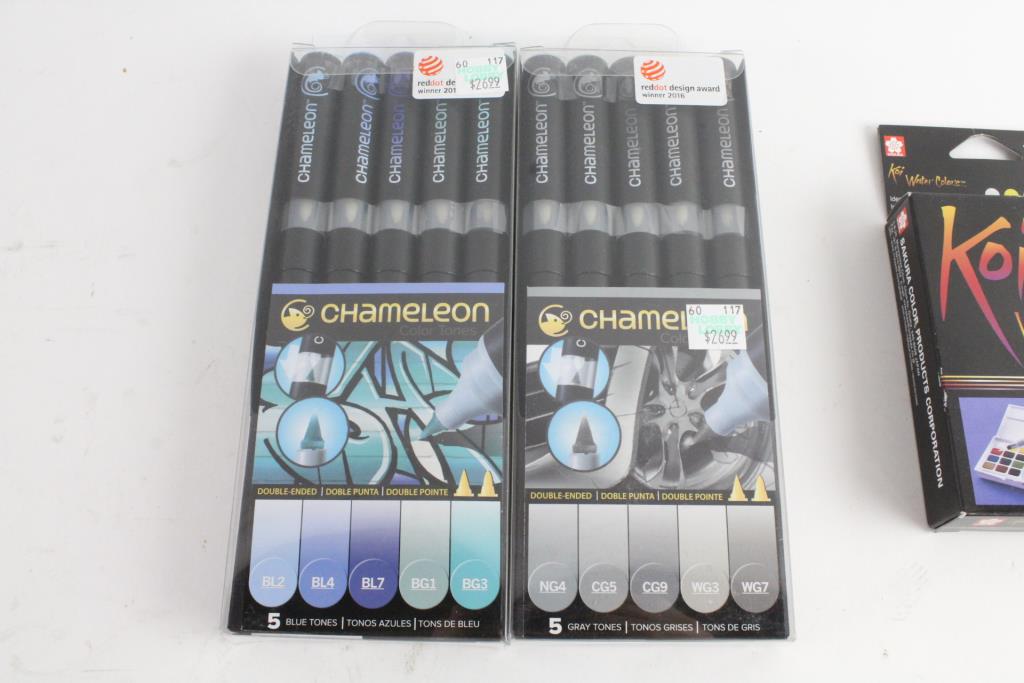 Chameleon Color Tones Markers And More, 3 Pieces | Property Room