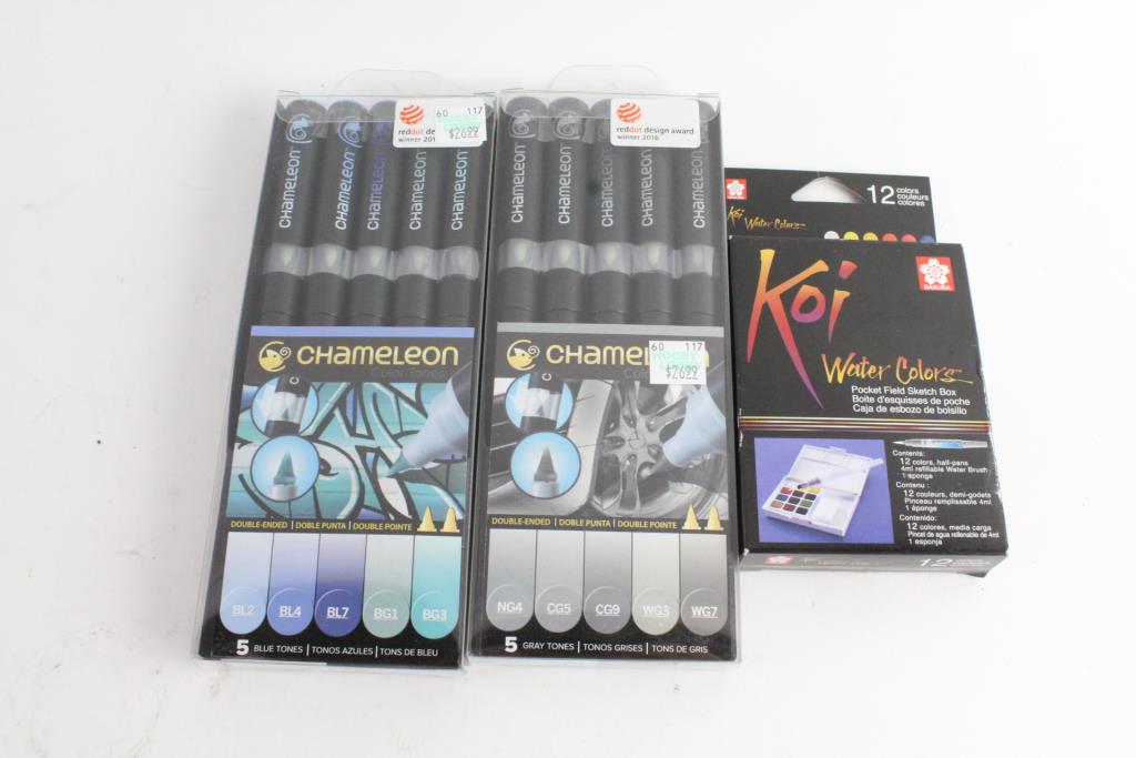 Chameleon Color Tones Markers And More, 3 Pieces | Property Room