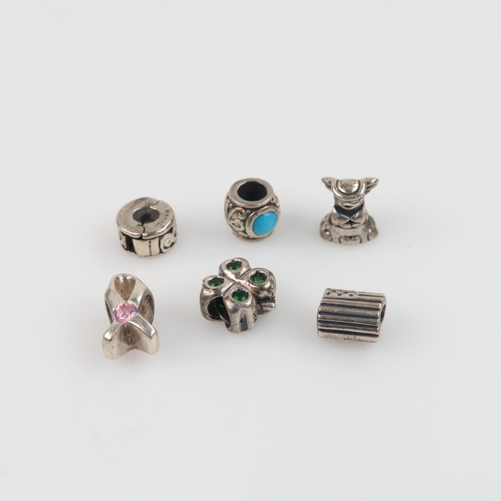 Chamilia Sterling Silver Charms, 6 Pieces | Property Room