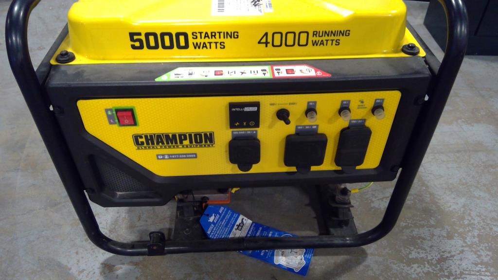 Champion Power Equipment 5000/4000 Watt Gas Powered Portable Generator ...