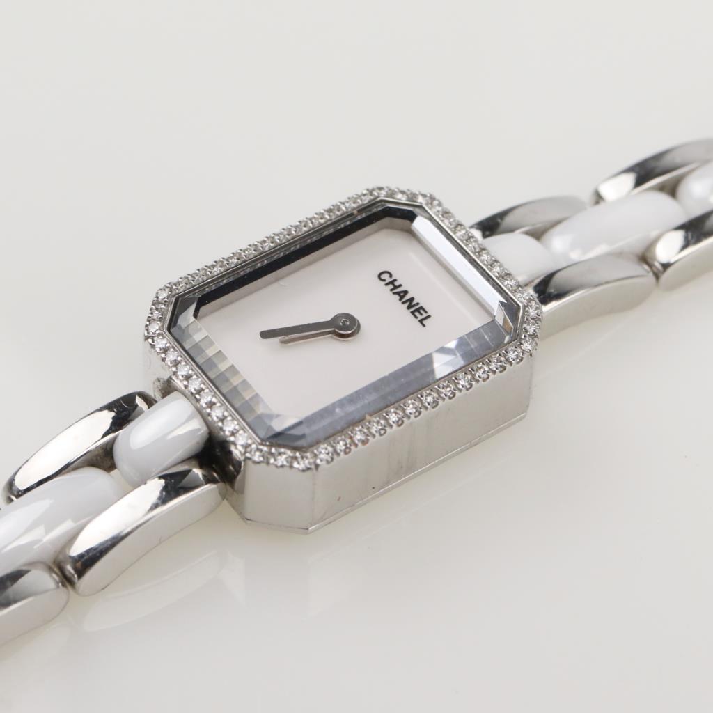 Chanel Diamond White Dial Watch - Evaluated By Our Certified Gemologist ...