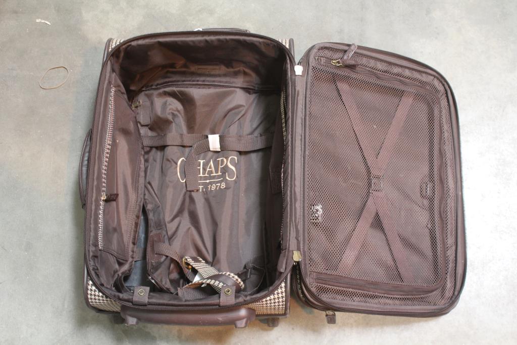 Chaps Soft Sided Rolling Suitcase | Property Room
