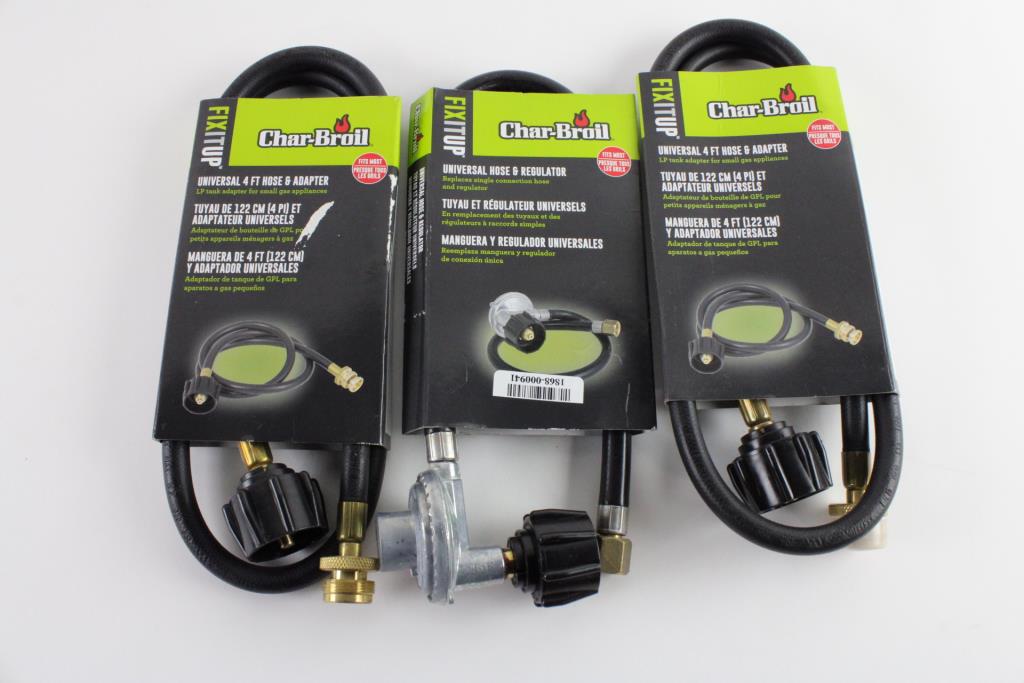 Char-Broil Universal Hose & Regulator And More, 3 Pieces | Property Room