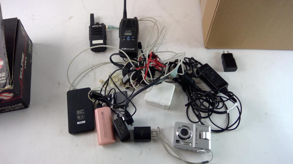 Charging Cables, Camera, Hand Radio, And More, 5+ Pieces | Property Room