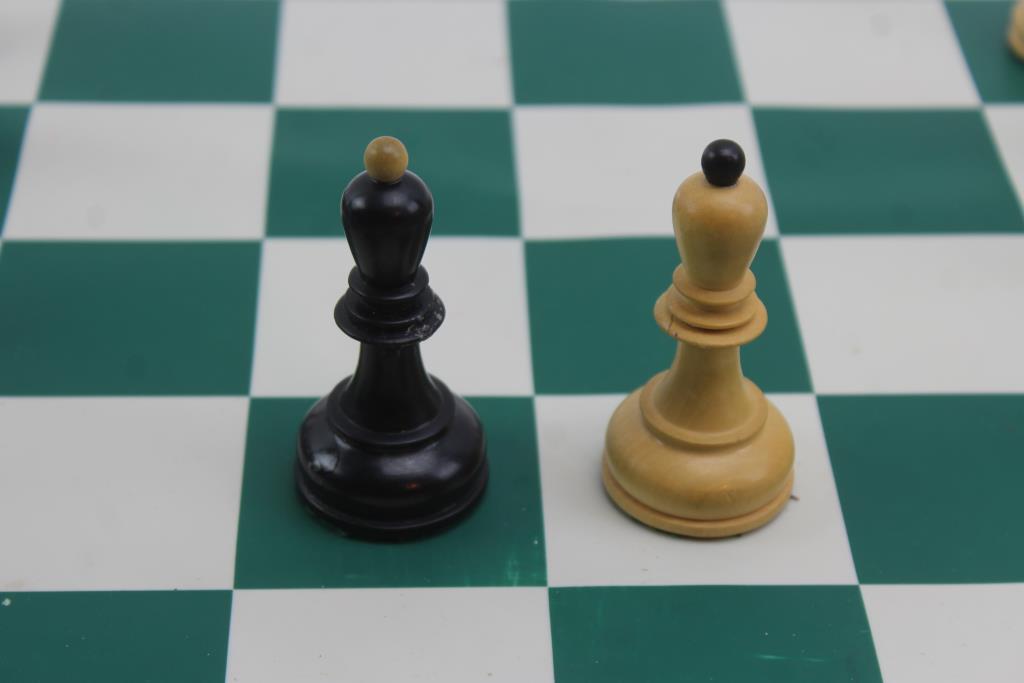Chess Set With Rubber Chess Board | Property Room
